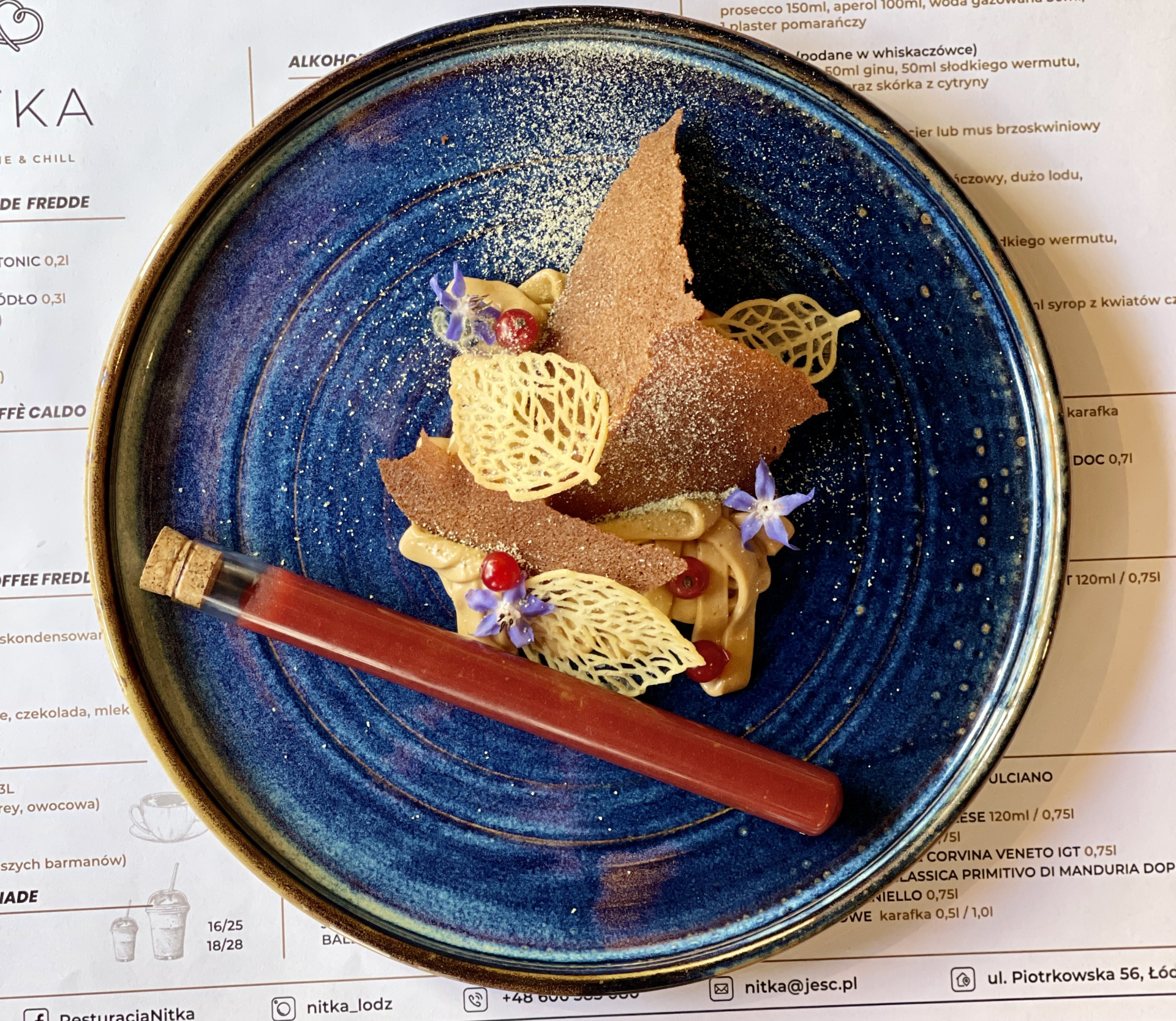 🍽️ NITKA Pasta - Wine & Chill Łódź, Łódź - booking table online w Zjedz.my