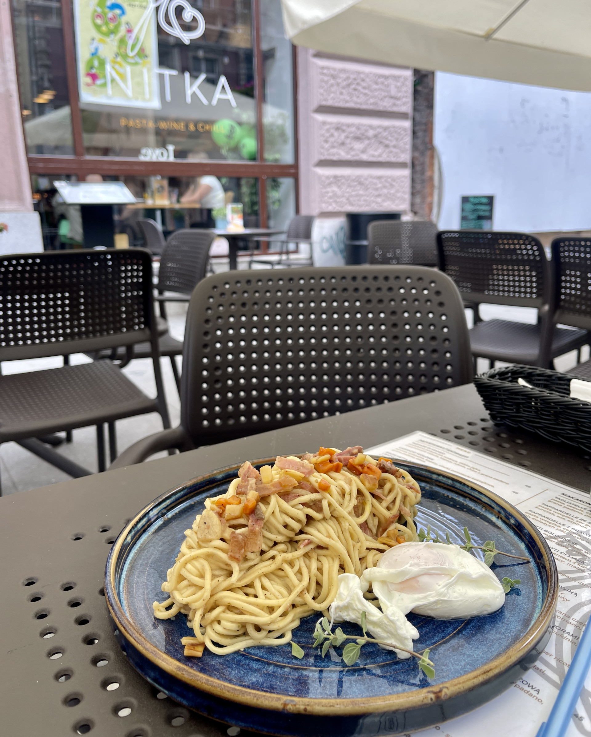 🍽️ NITKA Pasta - Wine & Chill Łódź, Łódź - booking table online w Zjedz.my